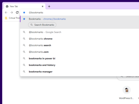 Google Chrome Address Bar Shortcuts | ProfessorRome.com